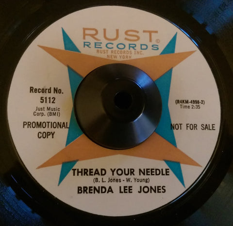 BRENDA LEE JONES - YOU'RE THE LOVE OF MY LIFE (RUST Demo) Ex Condition ...