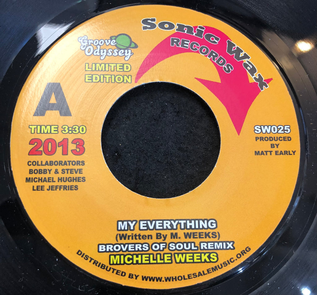 MICHELLE WEEKS - MY EVERYTHING (MINT CONDITION) – funkyfeet Records