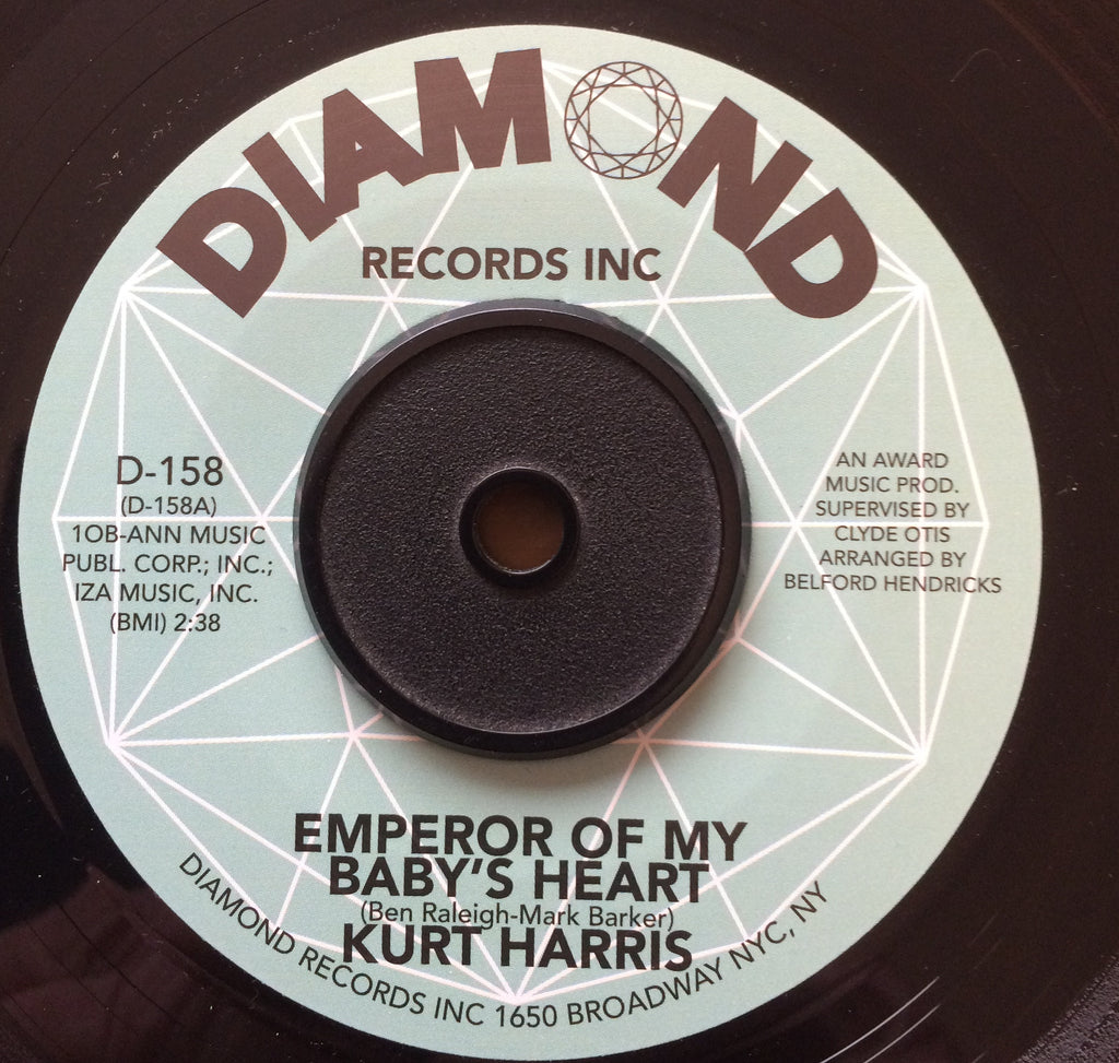 KURT HARRIS - EMPEROR OF MY BABY'S HEART (DIAMOND RE) Mint Condition ...