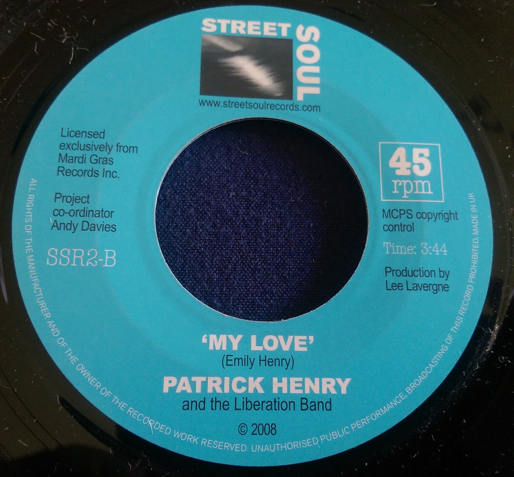 PATRICK HENRY - LOVING U b/w MY LOVE (STREET SOUL) Mint Condition ...