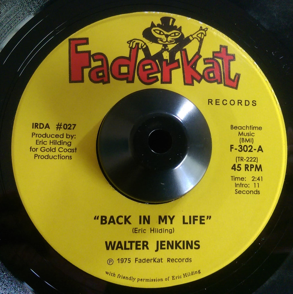 WALTER JENKINS - BACK IN MY LIFE (FADERKAT) Mint Condition – funkyfeet ...